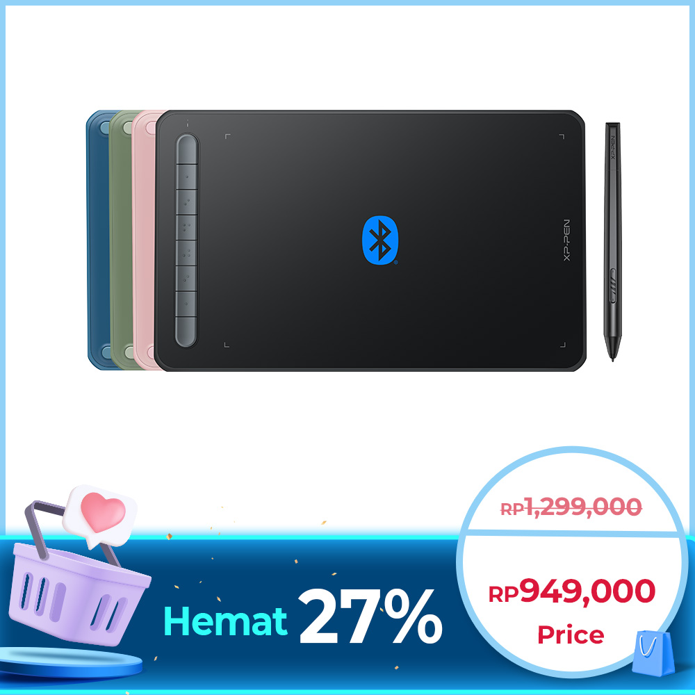 Papan gambar bluetooth Deco MW | XPPen Indonesia official Store