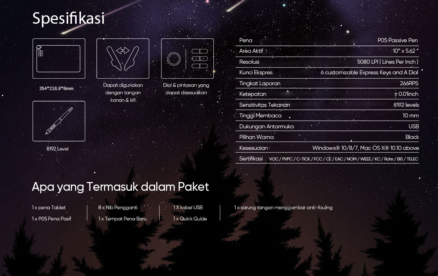 Deco 03 Tablet seni grafis nirkabel | XPPen Indonesia official Store